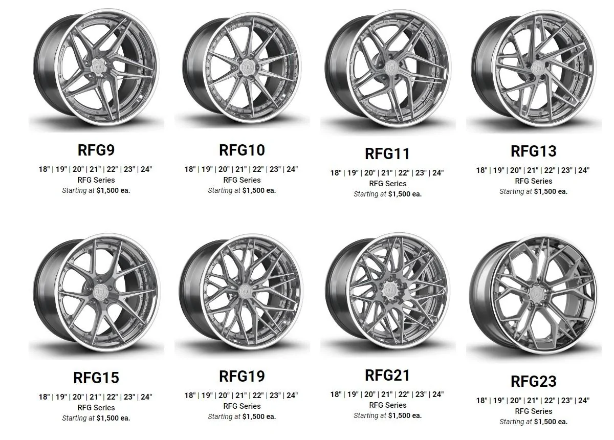 Authorized Dealer: Rohana Wheels RFX RFG Series Wheels For Mustang S650 ...