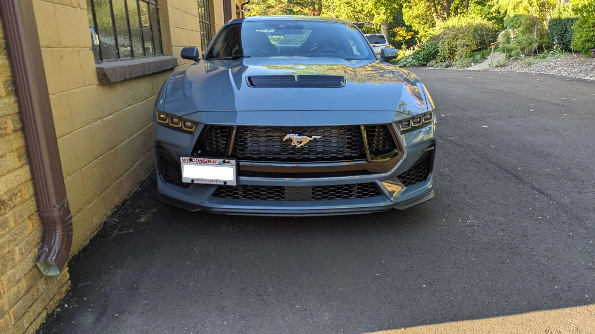 Anyone have a better solution for front license plate - no drilling ...