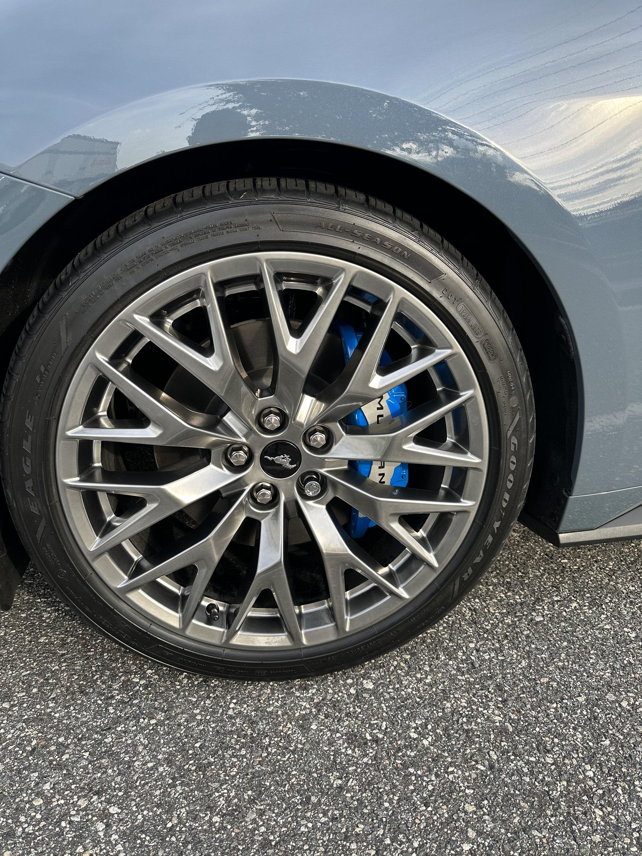 Thoughts on the painted aluminum wheel upgrade? | Mustang7G - 2024 ...