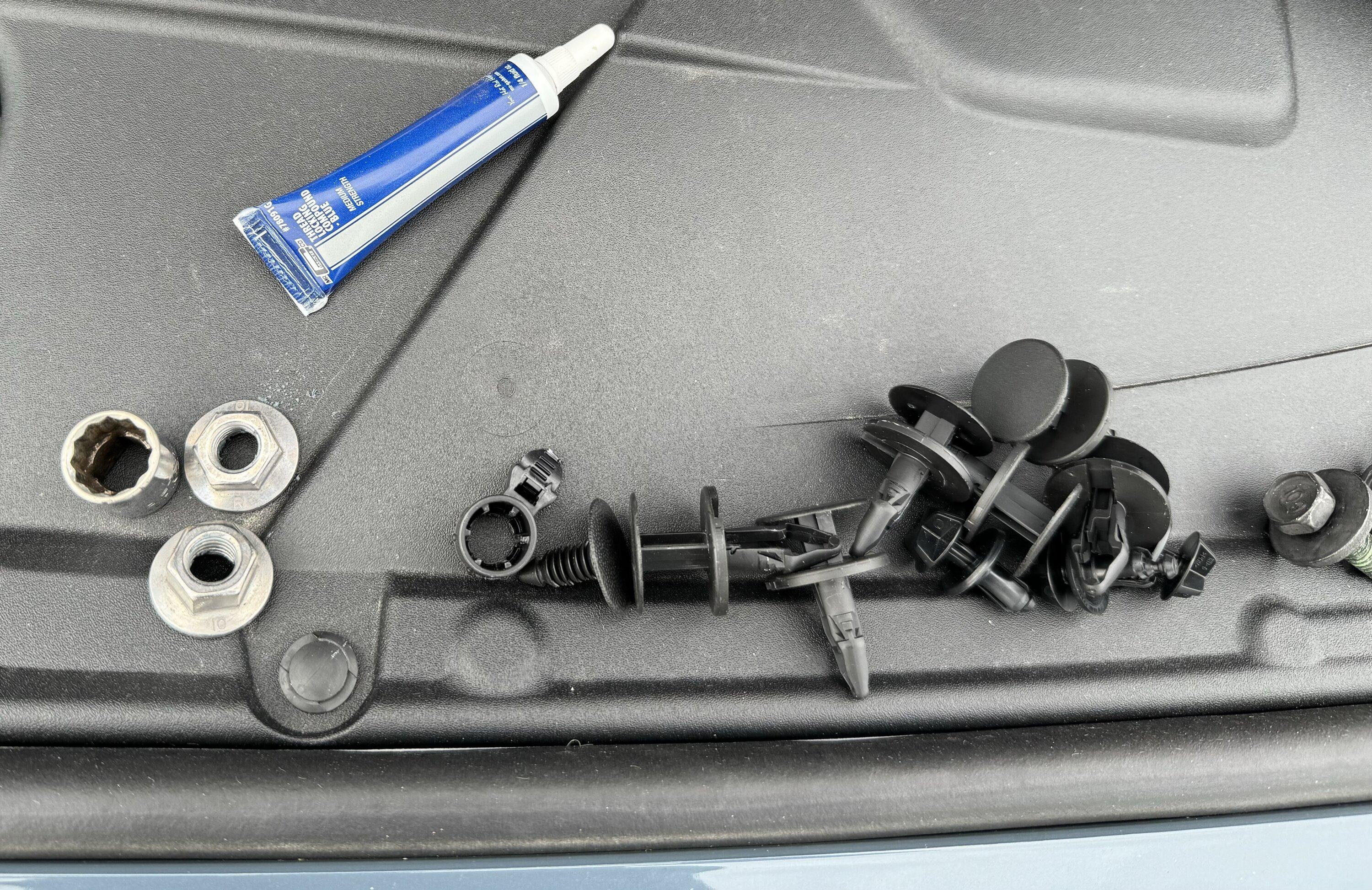DIY (photo essay) for Ford Performance under hood strut brace kit ...
