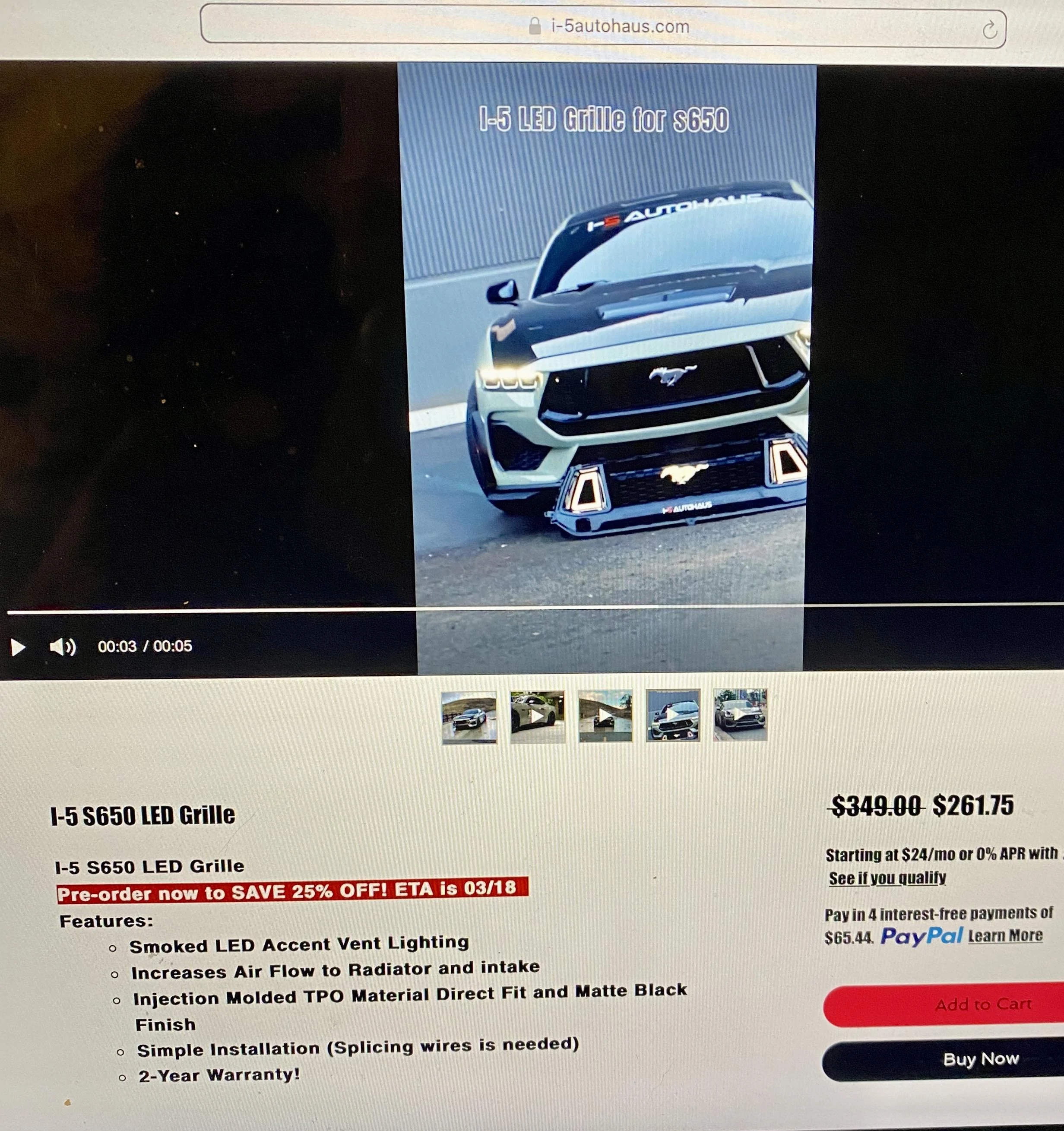 Anyone install RTR upper grille? | Page 9 | Mustang7G - 2024+ S650 ...