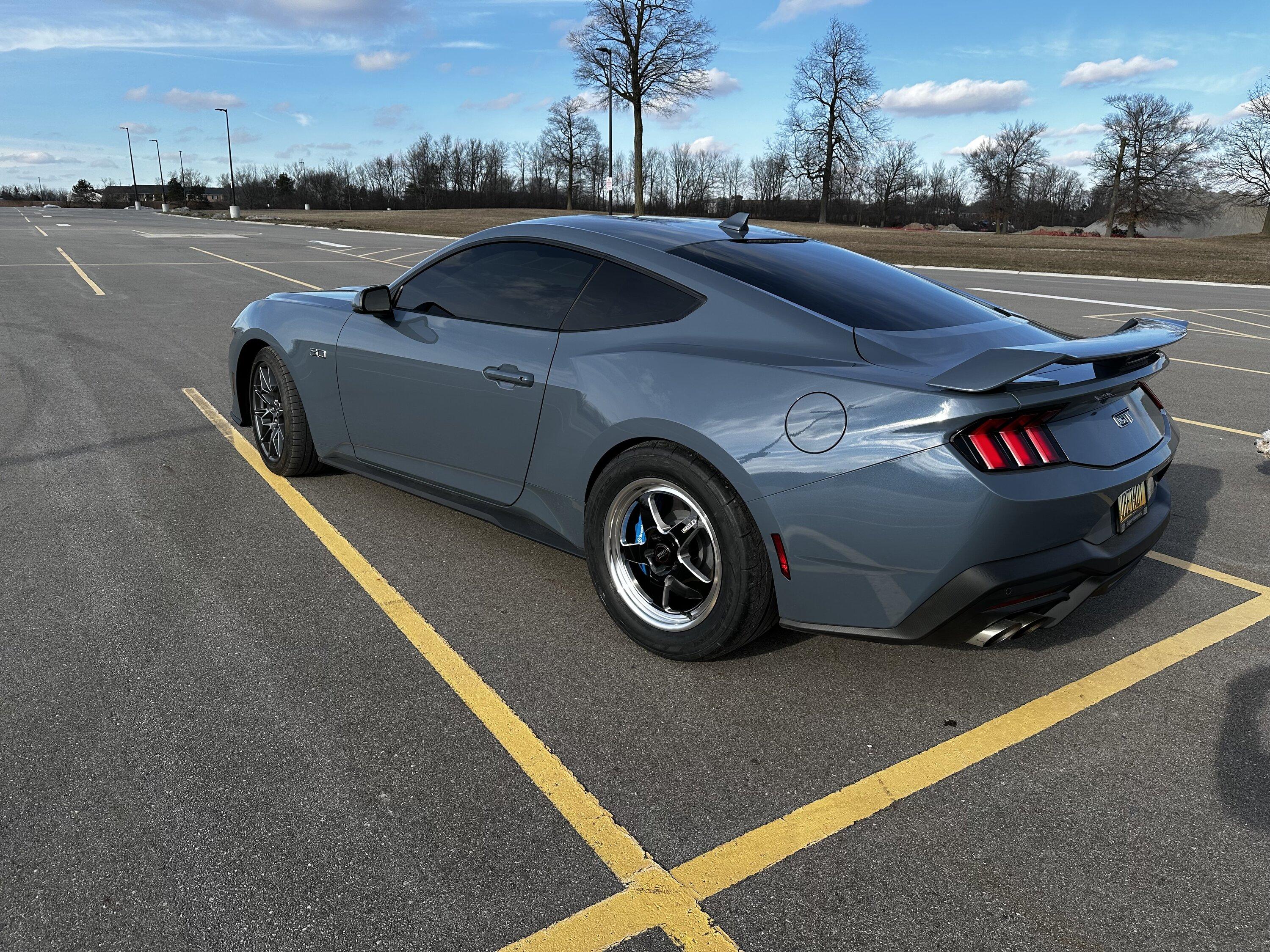 Weld S155 Drag Pack installed on vapor blue Mustang Gt! | Mustang7G ...