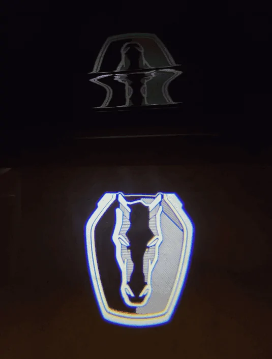 Dark horse Puddle Lamps | Mustang7G - 2024+ S650 Mustang Forum (Dark ...