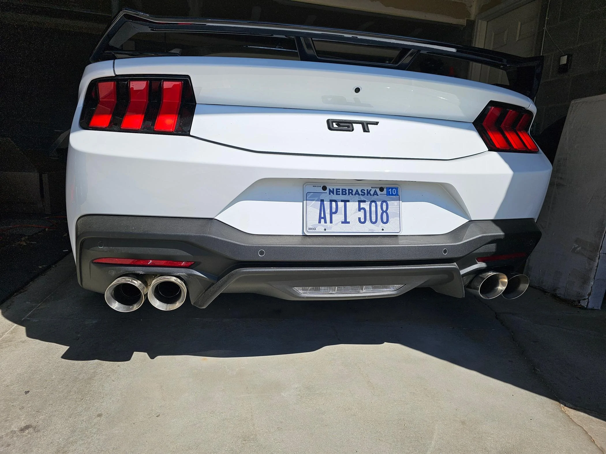 Quad tips on non-active exhaust | Mustang7G - 2024+ S650 Mustang Forum ...