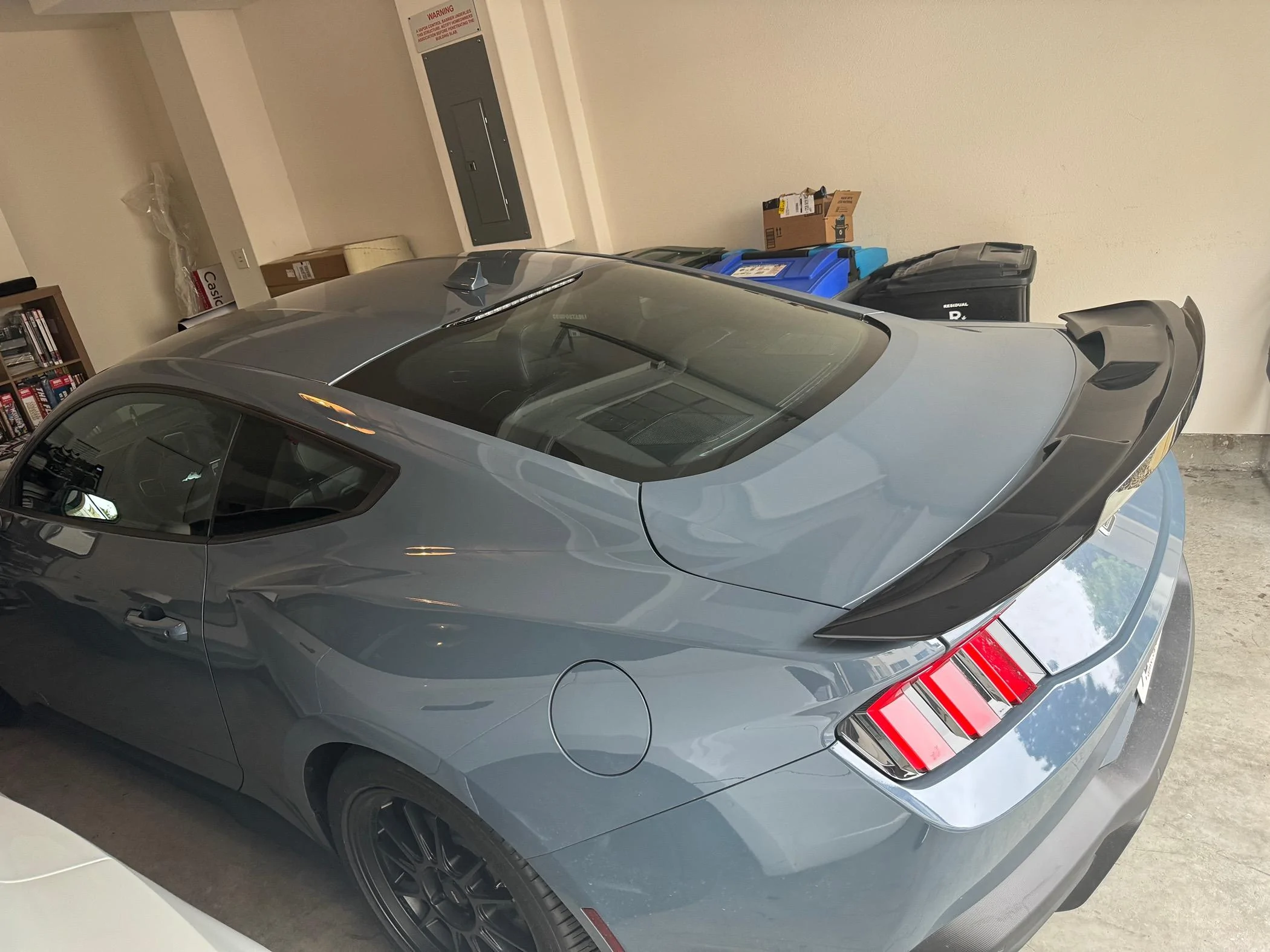 Installed Steeda GT500 spoiler | Mustang7G - 2024+ S650 Mustang Forum ...