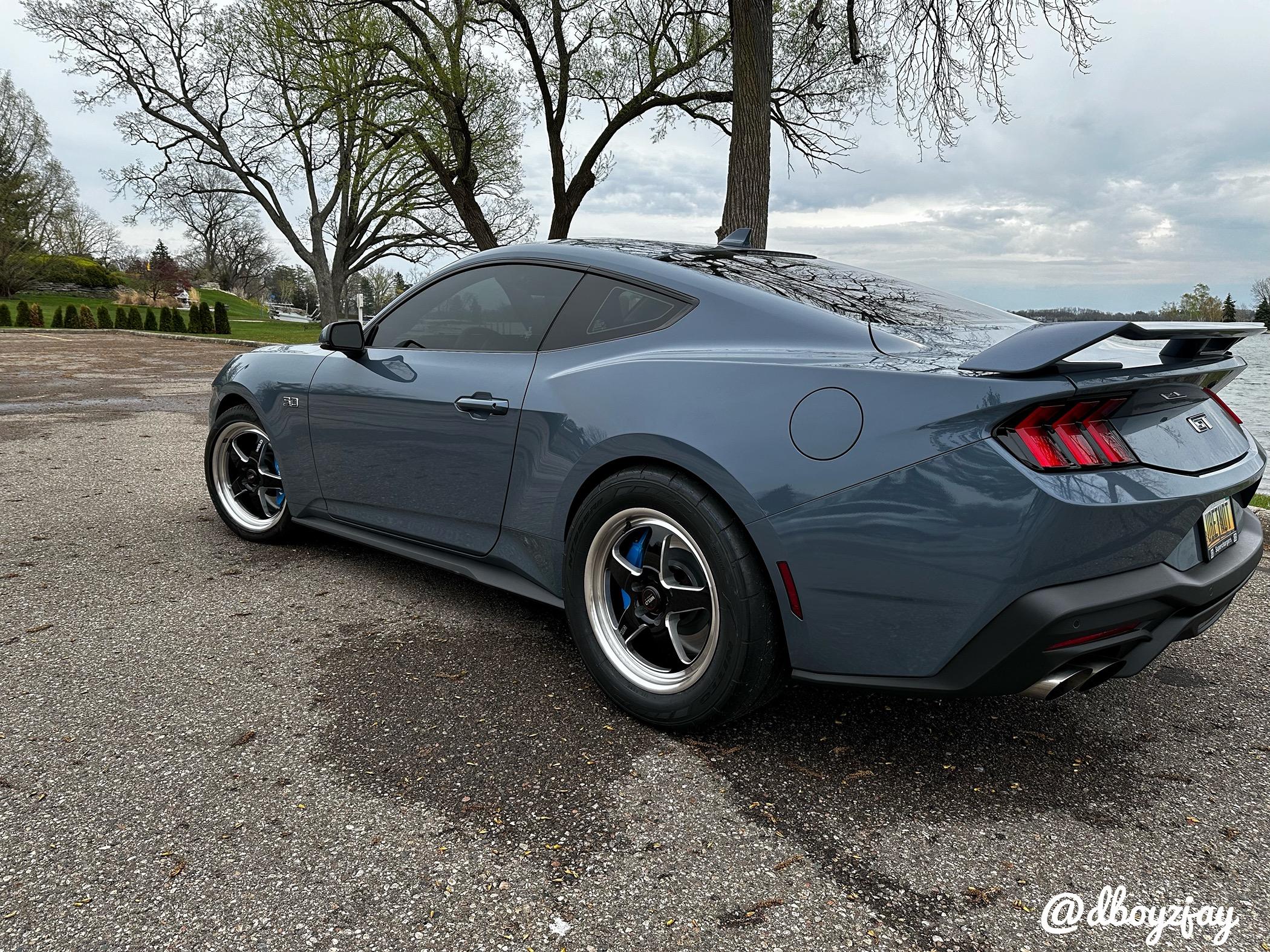 Weld S155 Drag Pack installed on vapor blue Mustang Gt! | Mustang7G ...