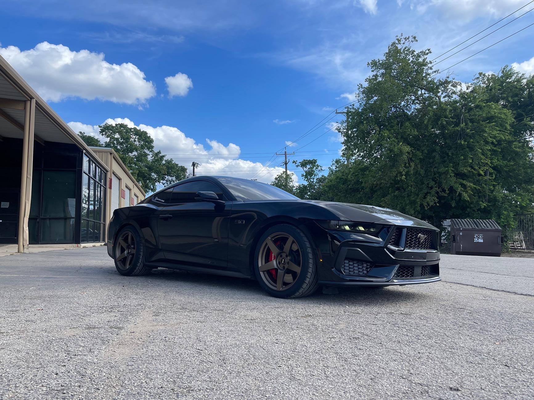 Bronze SVE R355 wheels + 305/35 rear 285/35 front tires installed ...