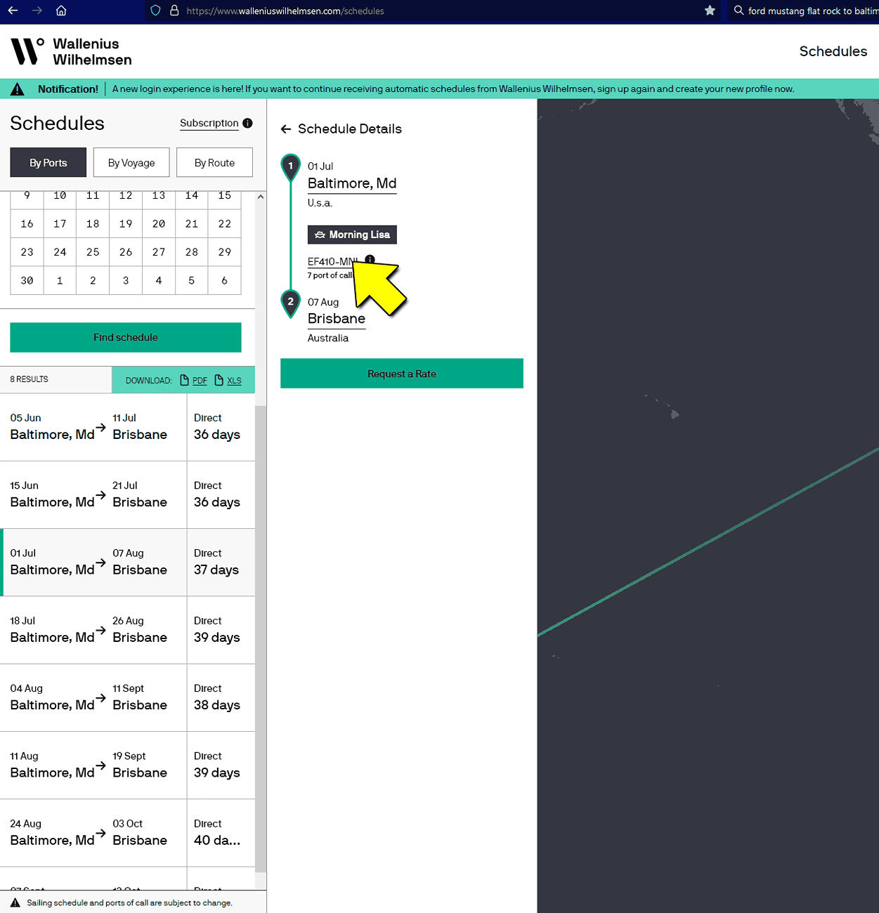 Tracking your Mustang between Baltimore & Australia | Mustang7G - 2024 ...
