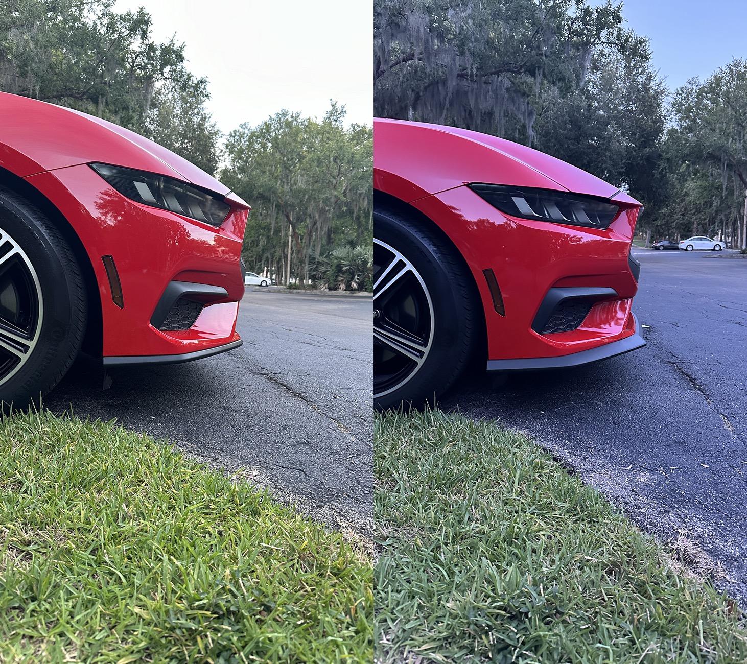 Transforming the front end of the car, adding air design splitter, GT ...