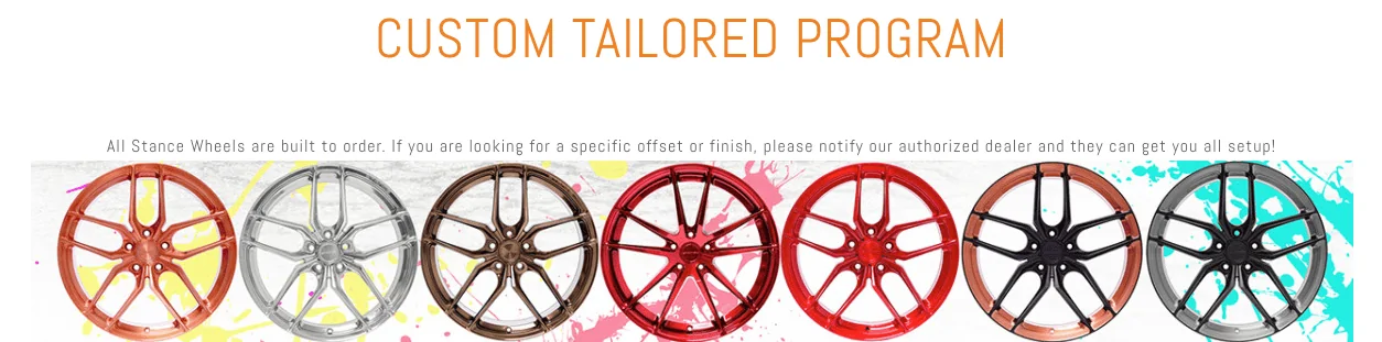Stance Wheels SF Series Light Weight Custom Tailor Program FREE SHIPPING - TEAM VIBE | Mustang7G ...