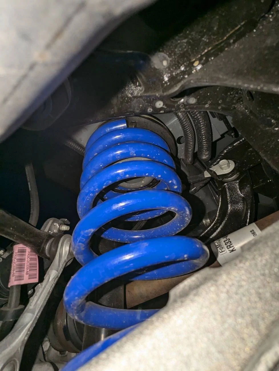 Rear ride height with lowering springs still too high | Mustang7G ...