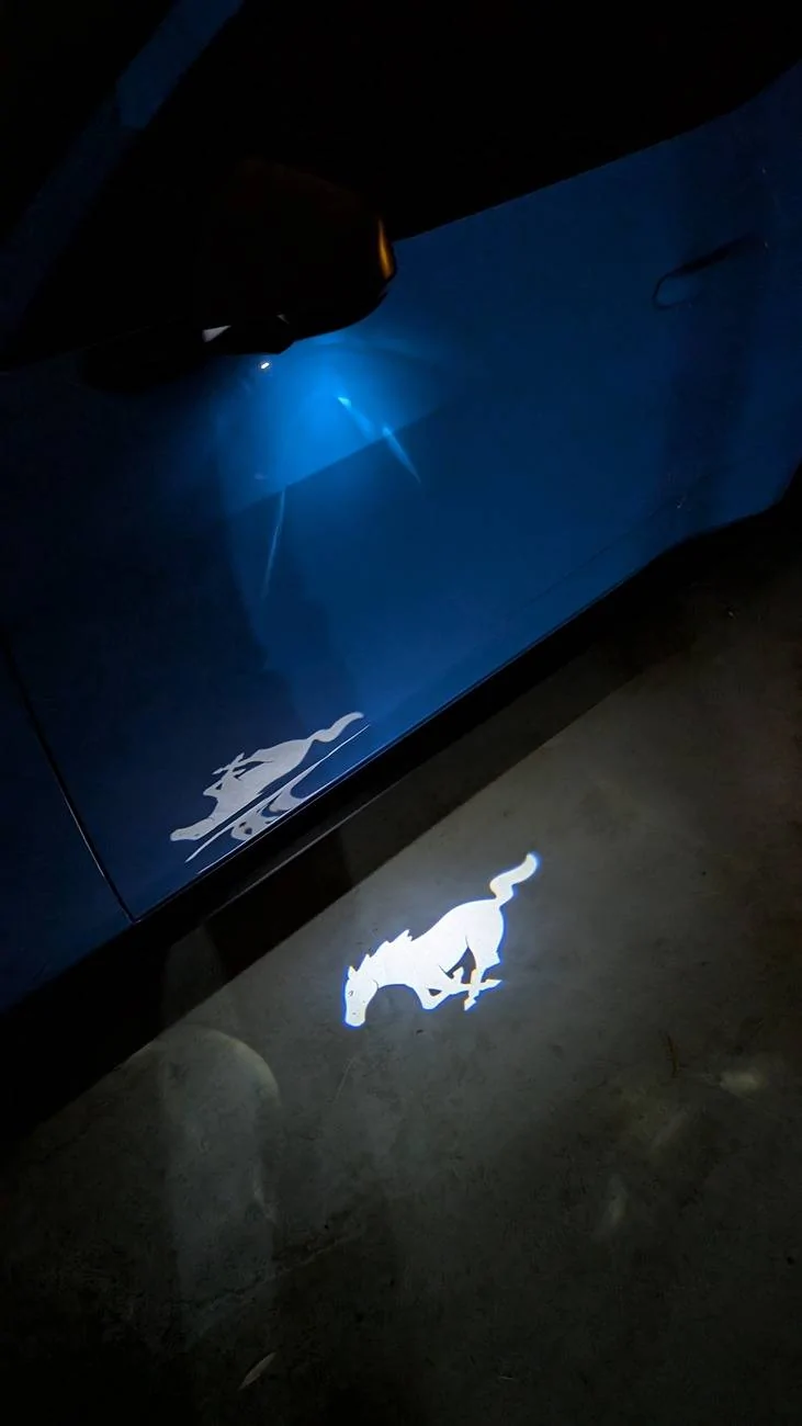 Dark Horse Puddle Lamps | Mustang7G - 2024+ S650 Mustang Forum (Dark ...