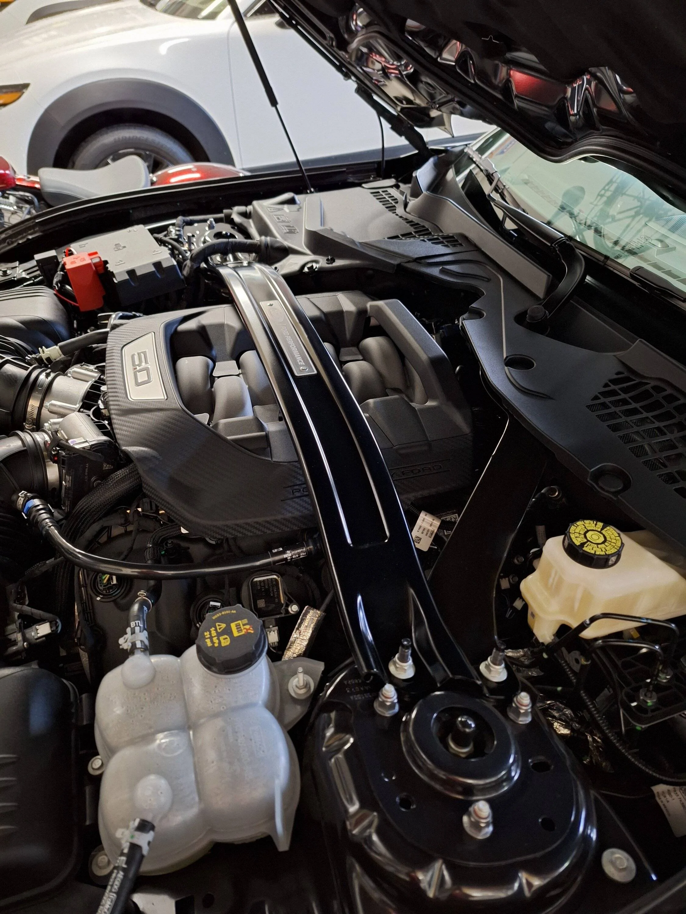 Strut Tower Brace Installed | Mustang7G - 2024+ S650 Mustang Forum ...