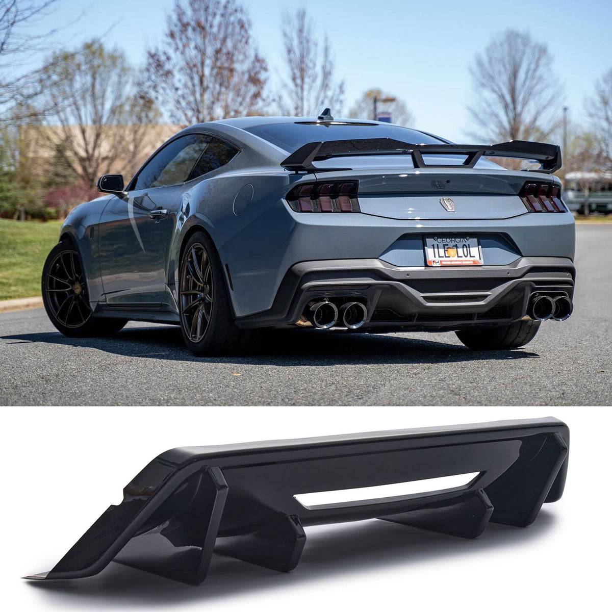 MP Concepts rear diffuser | Mustang7G - 2024+ S650 Mustang Forum (Dark ...