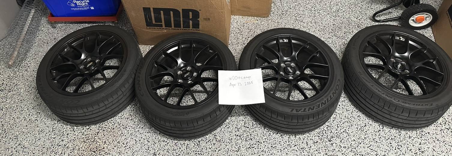 Florida - FS: APEX EC-7 19x10" ET40 Wheels - Satin Black with 285/35ZR ...