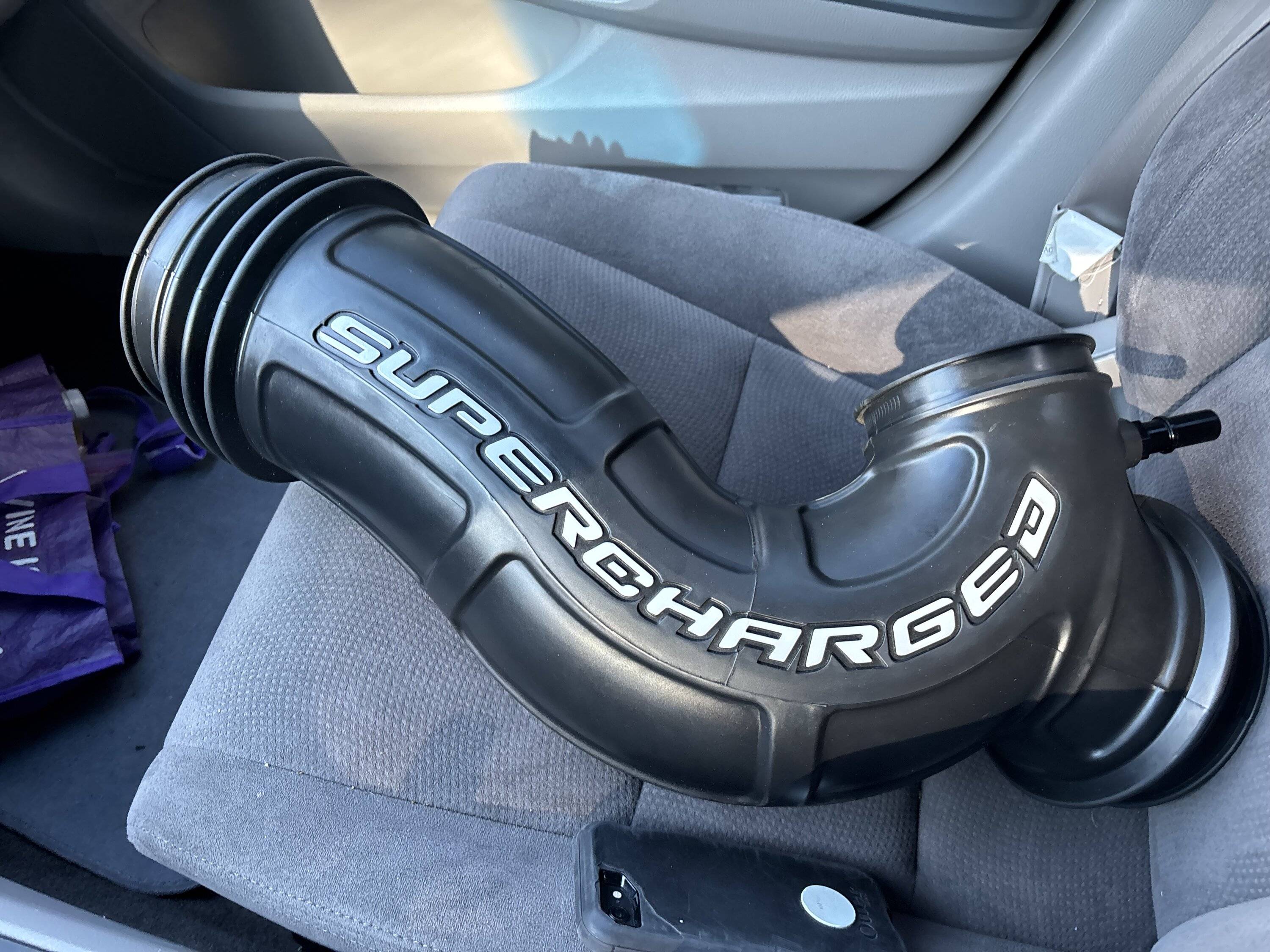 Whipple intake tube “Supercharged” vinyl letters | Mustang7G - 2024 ...