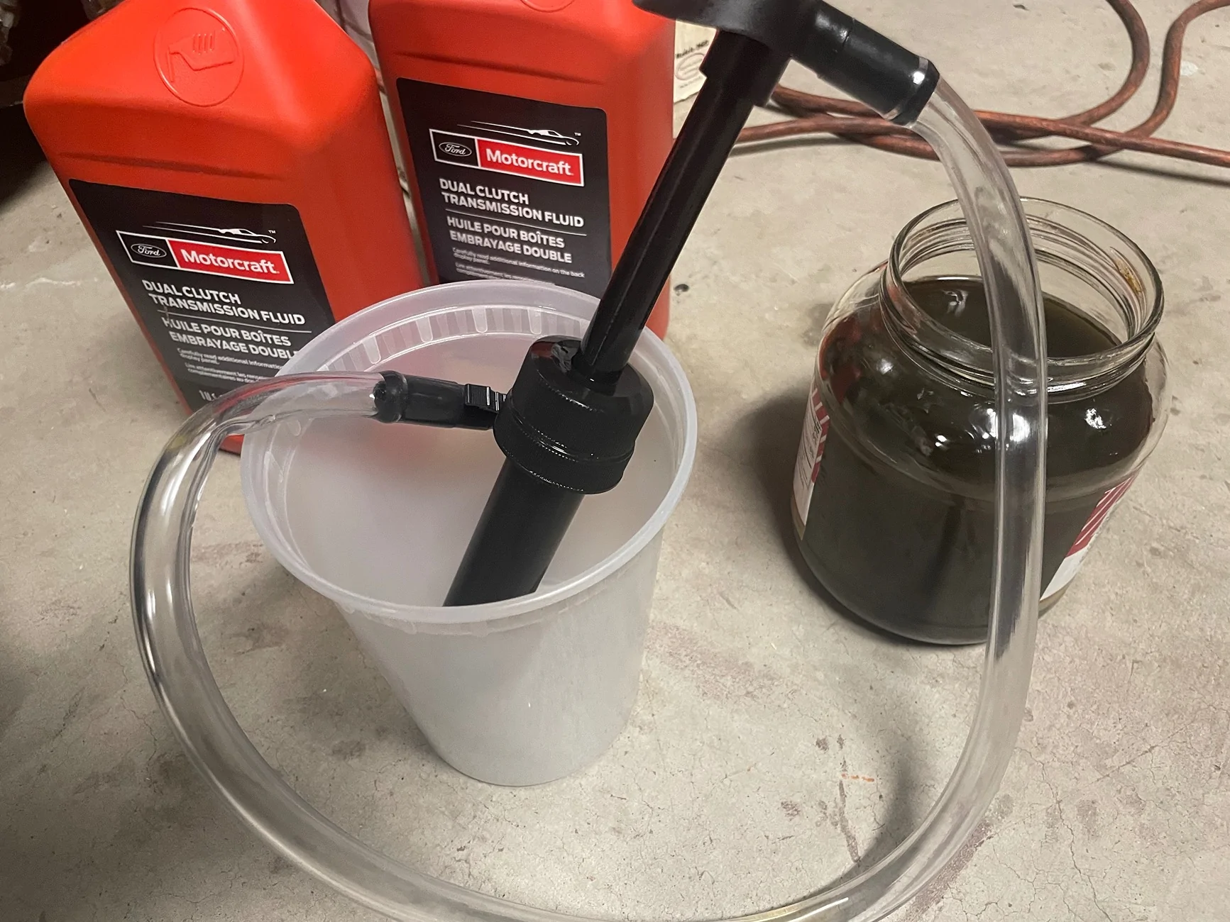 Changed MT-82 DCT Transmission Fluid with no curse words uttered ...