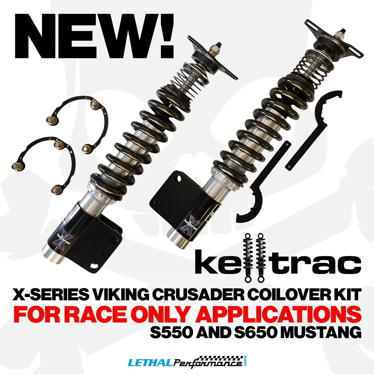 NEW Kelltrac X-Series Crusader Coilovers for S550/S650 Mustang ...