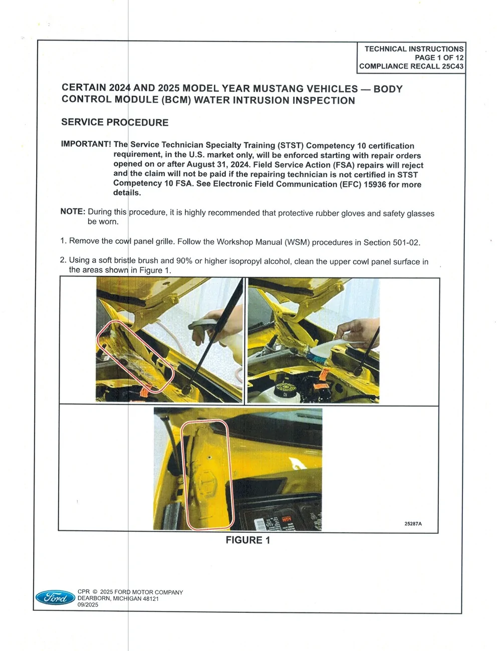 BCM recall - photo of one being fixed | Mustang7G - 2024+ S650 Mustang ...