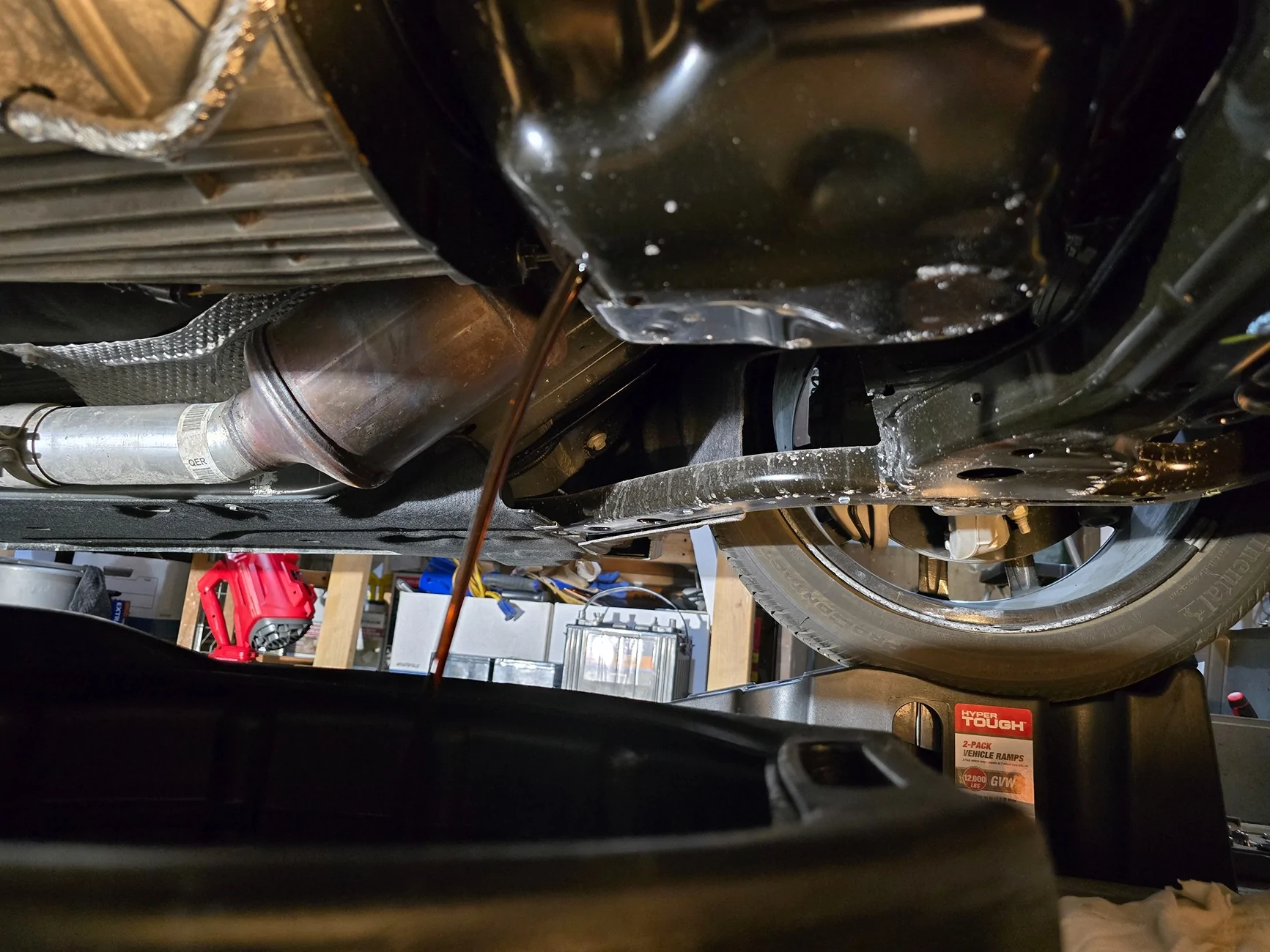 DIY: First Oil Change w/ Ramps | Mustang7G - 2024+ S650 Mustang Forum ...