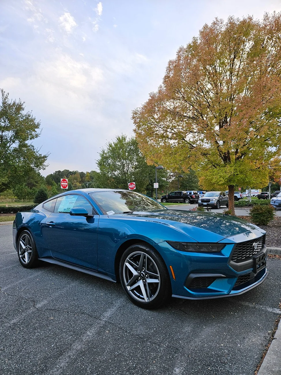 2026 GT Adriatic Blue Metallic: Red Brembo or Not? | Mustang7G - 2024 ...