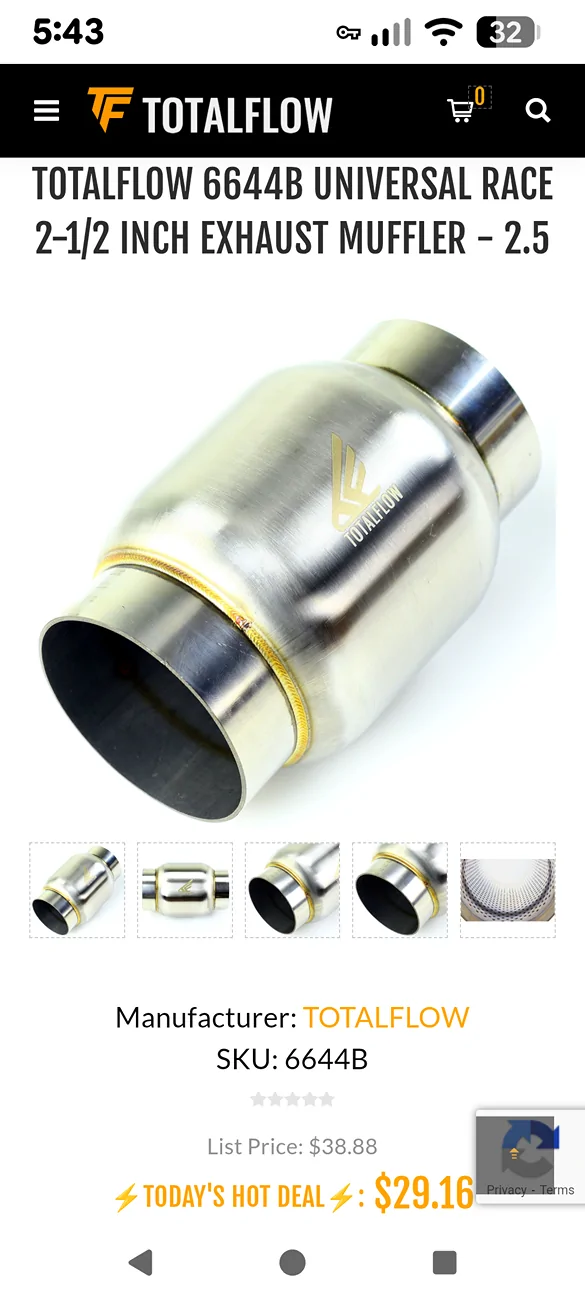 *Update* Dark Horse with Steeda X pipe with TotalFlow mini race ...