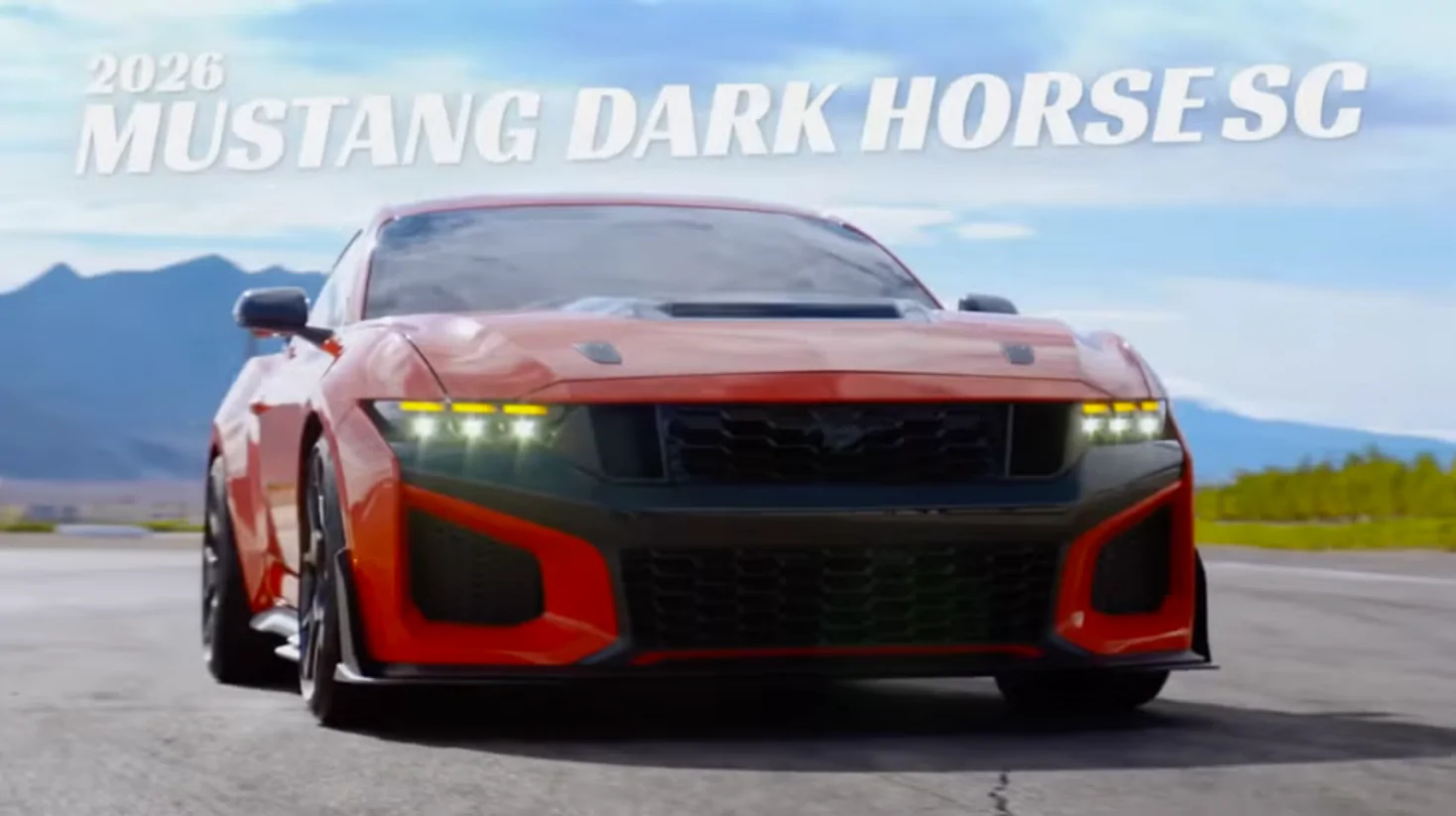 Supercharged Dark Horse Mustang SC will be revealed on 1/15! [Updated ...