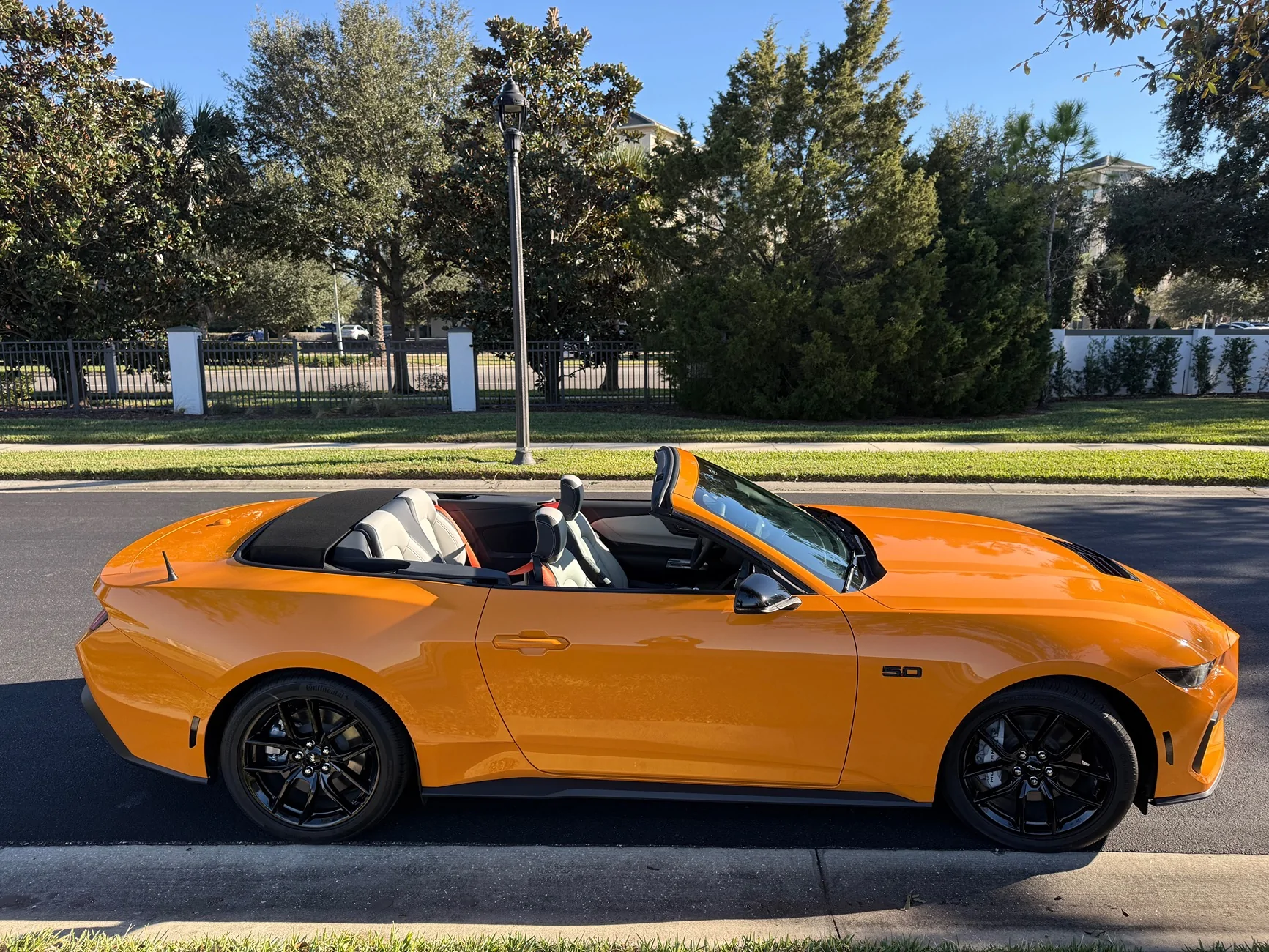 New 2026 Mustang GT Convertible (Orange Fury) owner | Mustang7G - 2024 ...
