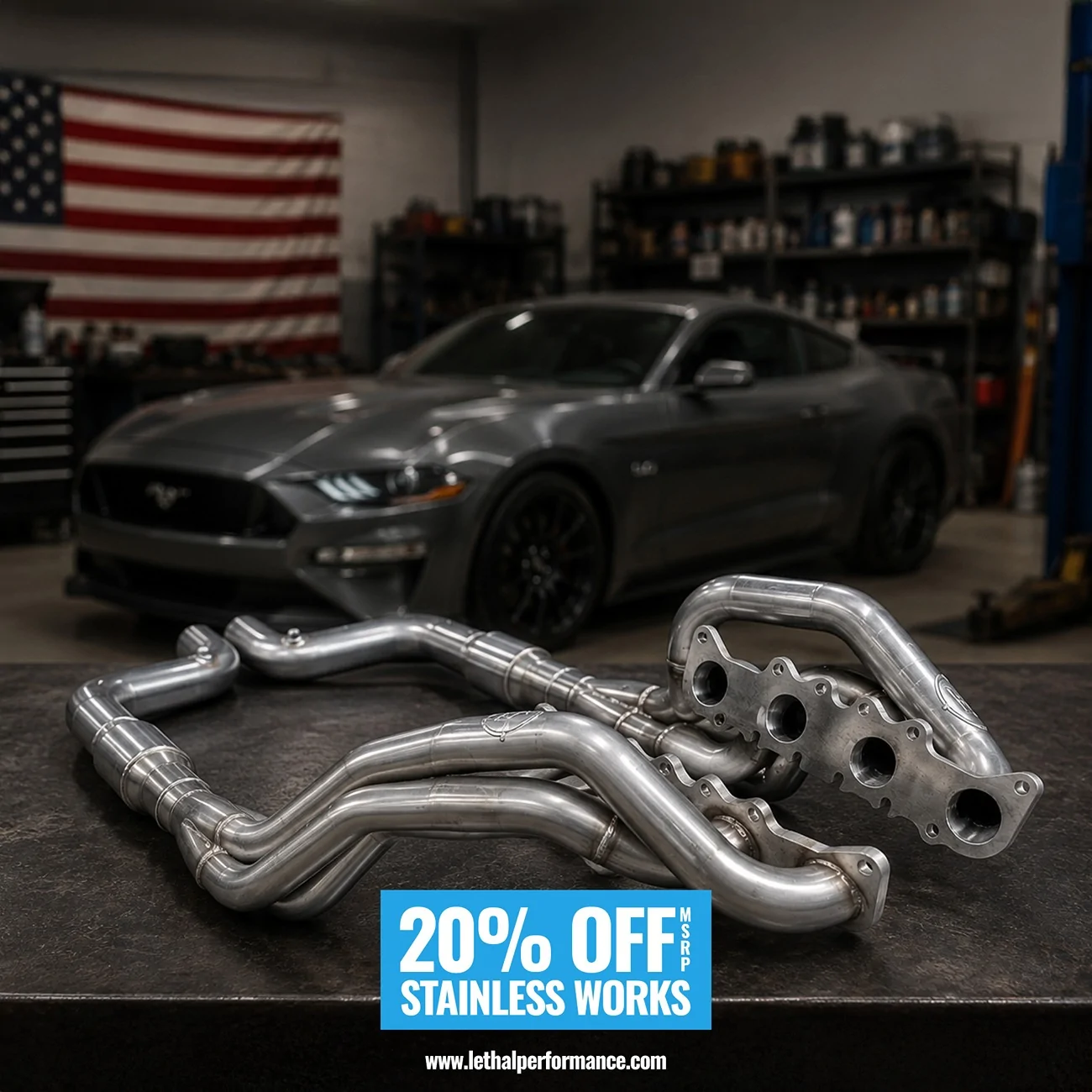 SAVE 20% ON STAINLESS WORKS / POWER AT LETHAL PERFORMANCE | Mustang7G ...